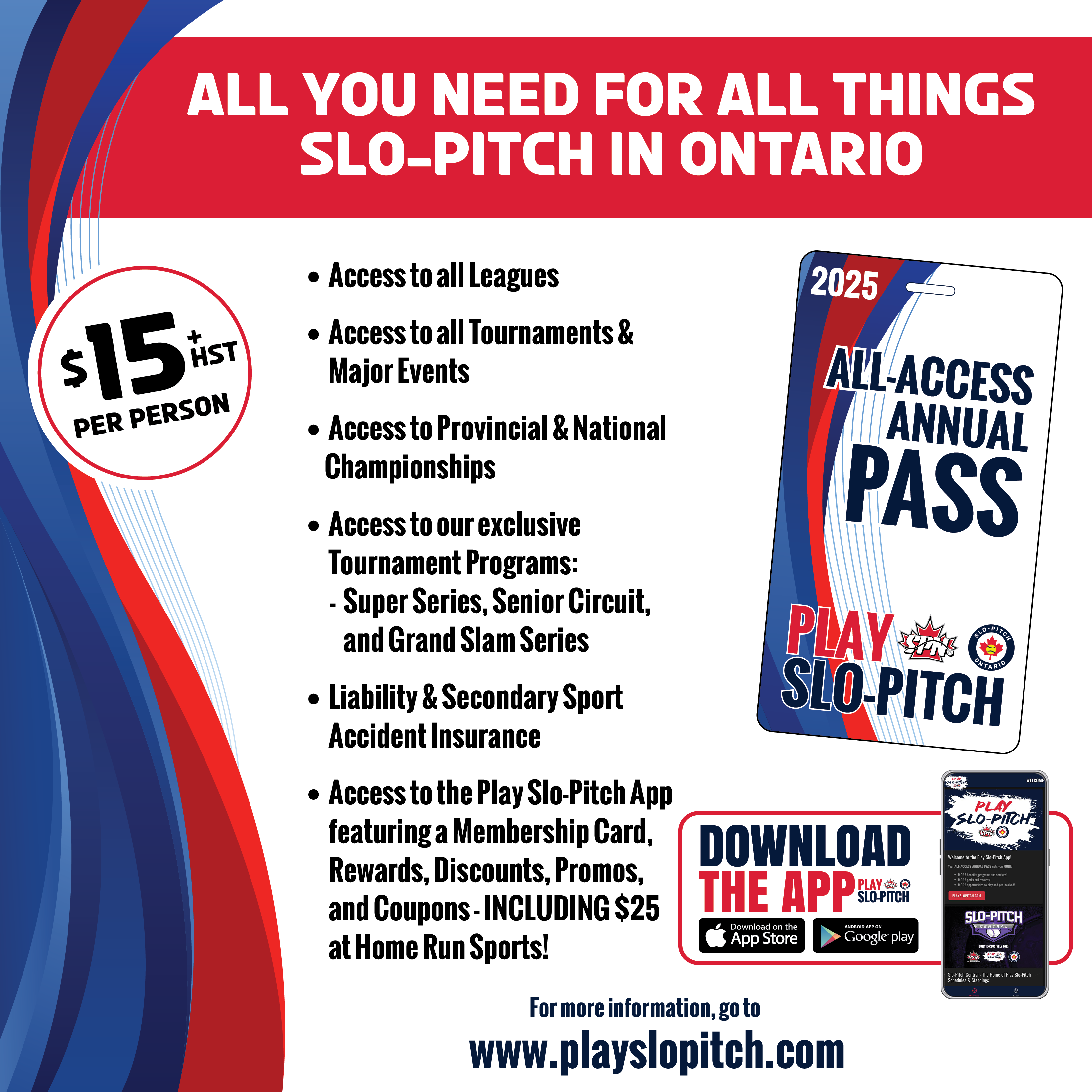 All-Access Annual Pass - Play Slo-Pitch